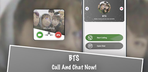 Call from BTS 📞 Chat + Call "Simulation Android App