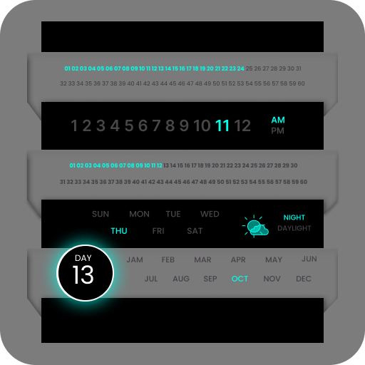 Numeric Live Clock WallPaper for PC / Mac / Windows 11,10,8,7 - Free ...