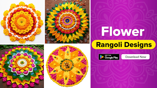 Flower Rangoli Designs for PC / Mac / Windows 11,10,8,7 - Free Download ...
