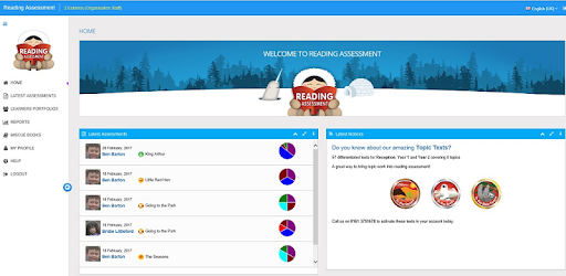 2Eskimos Reading Assessment Android App