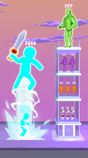 ดาวน์โหลด & เล่น Stickman Battle: 3D Fusion War บนคอม PC (โปรแกรมจำลอง)