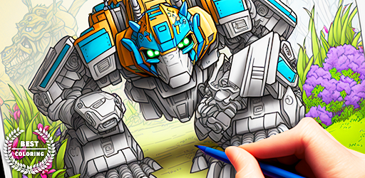 Robot Coloring Pages: Bot Wars Android App