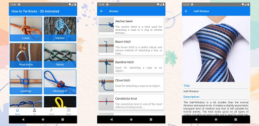 How to Make Knots - 3D Animated Android App