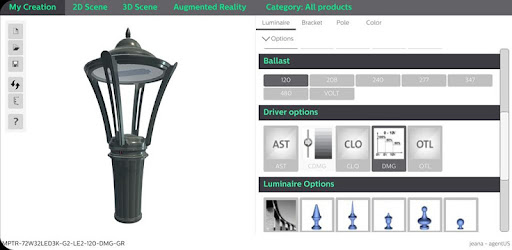 Signify Outdoor 3D Configurato Android App