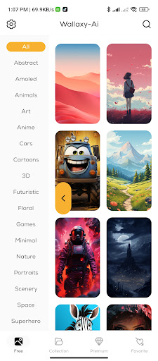 تنزيل وتشغيل Ai Wallpapers : Wallaxy على جهاز الكمبيوتر مجانًا