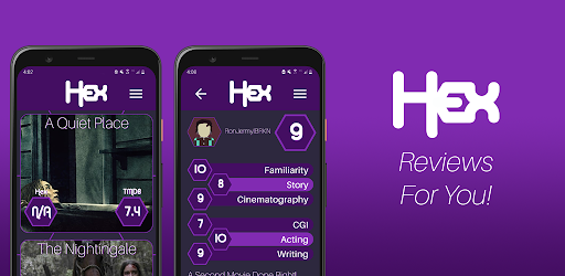 Hex Movie Reviews Android App