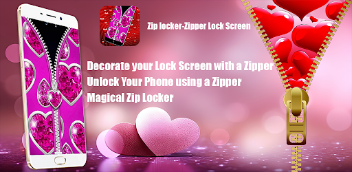 Zip Locker-Zipper Lock Screen Android App