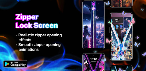 Zipper Lock Screen App Android App