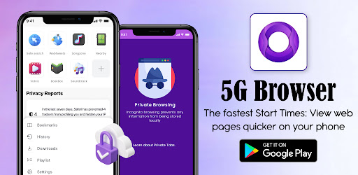 5G Browser Android App