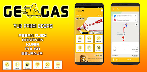 Gegas - Ojek dan layanan jasa Android App