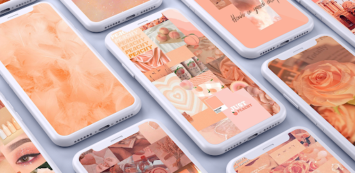 Peach Fuzz aesthetic wallpaper Android App