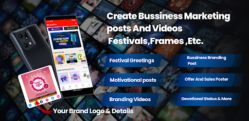 BrandMist:Digital Poster Maker Android App