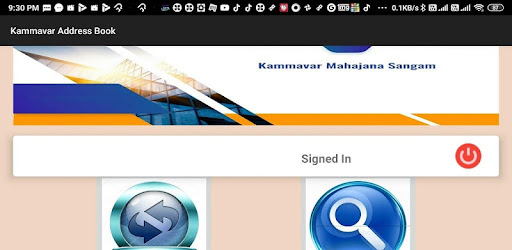 Kammavar Address Book Android App