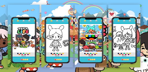 Toca Boca Coloring House Android App