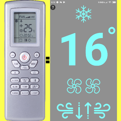 remote TOSOT AC 0 btns 0 setts - Apps on Google Play