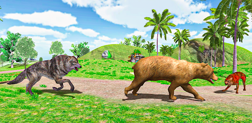 Wolf family Simulator safari Android App