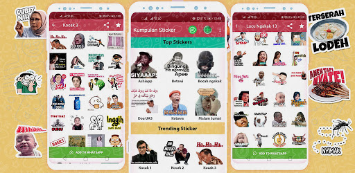Kumpulan Stiker Lucu Meme Sticker Maker Android App