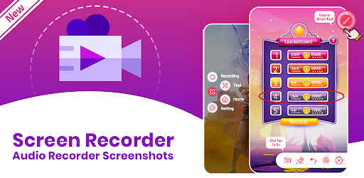 Screen Recorder - Audio Recorder - Screenshots Android App