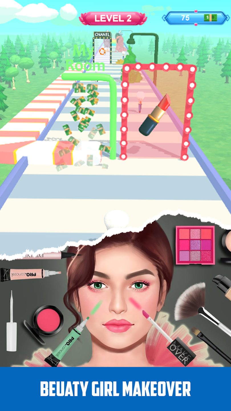 Makeup And Makeover Runner 3d Pc버전 다운로드 컴퓨터용 앱플레이어 Ld플레이어