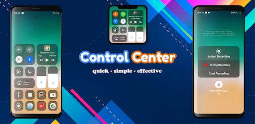 IOS Control Center - With Pro Screen Recorder Android App