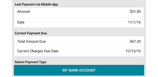 Georgia Natural Gas Payments Android App