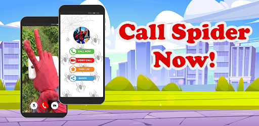 Spider hero man video call