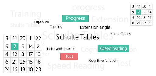 Schulte Tables Android App