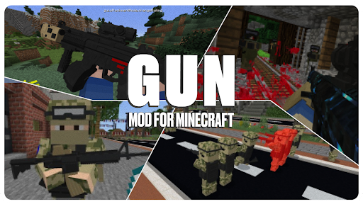 在PC電腦上免費下載並運行Gun Mod for Minecraft
