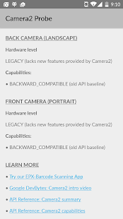 Camera2 Probe for Android 5.0+ for PC / Mac / Windows 11,10,8,7 - Free Download - Napkforpc.com