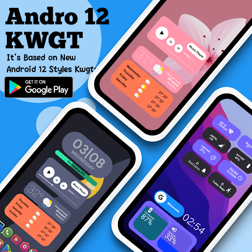 Andro 12 KWGT [v13.0] APK Mod for Android - Modbigs