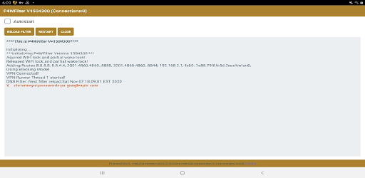 P4W Content Filter Android App