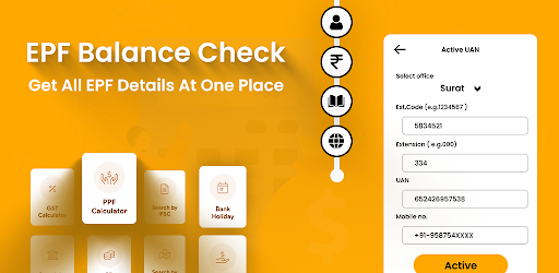 EPF , PF Balance Check Android App