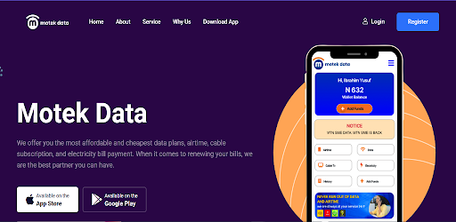 motekdata Android App