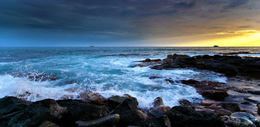 Ocean Waves Lock Screen Android App