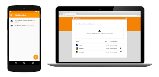 WiFi file transfer Android App