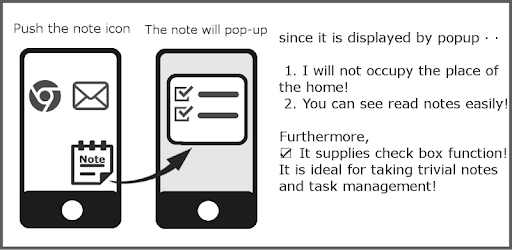 Pop-up Note Android App