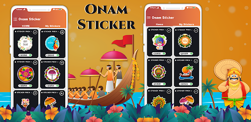 Animated Happy Onam WAStickers Android App
