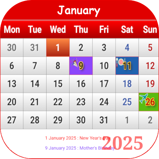 Luxembourg Calendar 2025 - Apps on Google Play