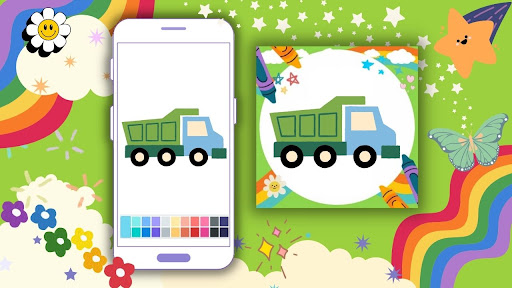 Offline Coloring Book: Truck for PC / Mac / Windows 11,10,8,7 - Free ...