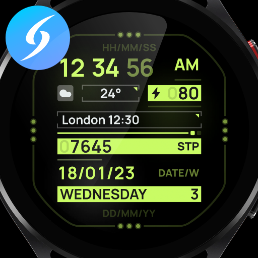 SH048 Watch Face, WearOS watch for PC / Mac / Windows 11,10,8,7 - Free ...
