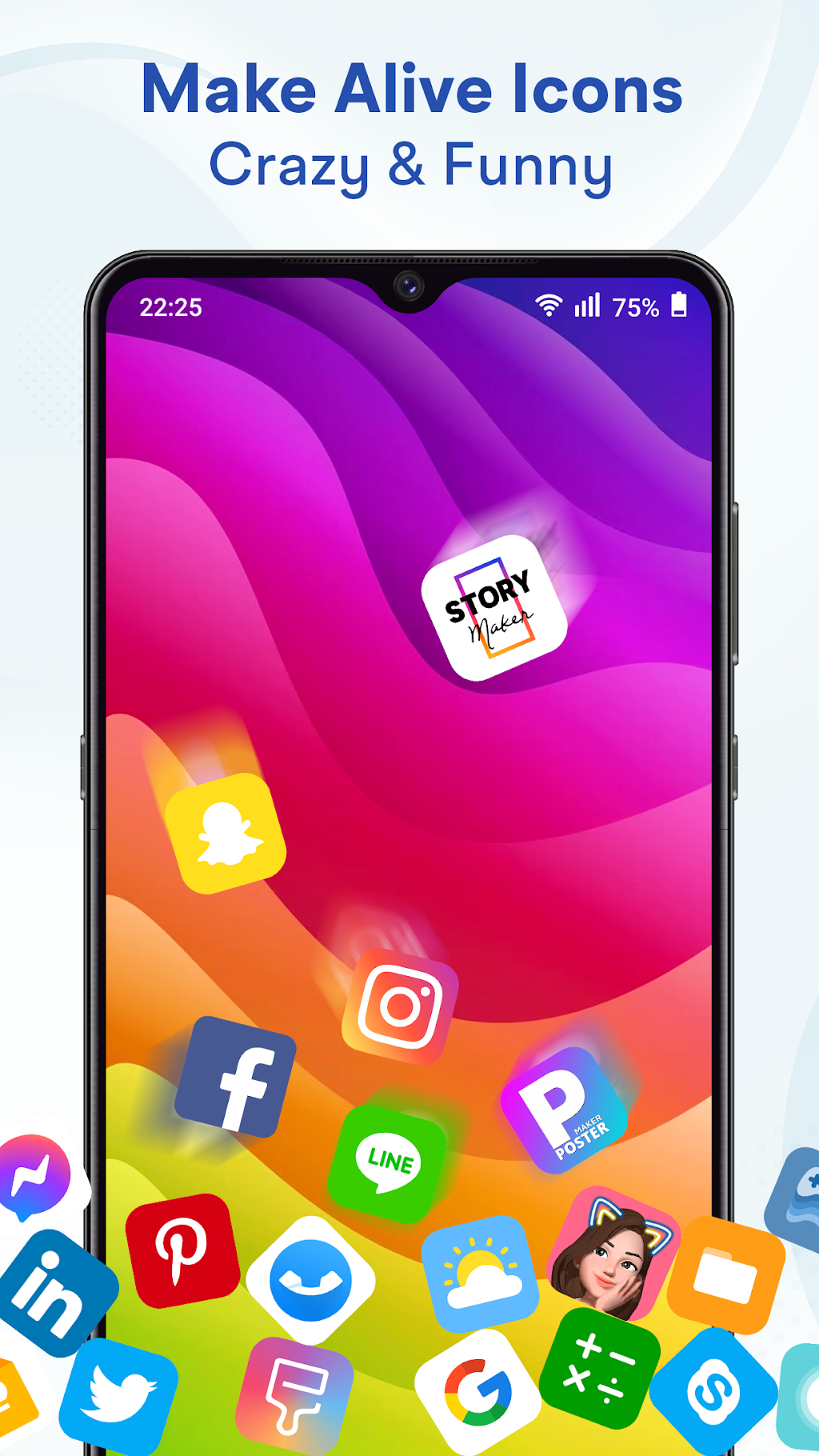 Download and Run 3D Launcher - Gravity Launcher on PC for Free
