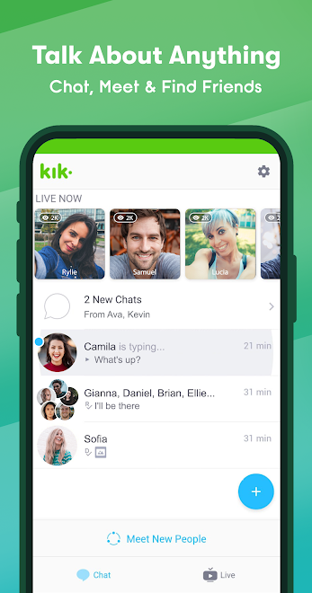 Kik — Messaging & Chat App - Overview - Google Play Store - US