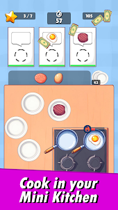 تنزيل Mini Kitchen Chef: Cooking Fun إصدار الكمبيوتر (المحاكي) - LDPlayer
