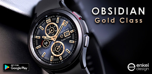 OBSIDIAN Gold Class watch face Android App