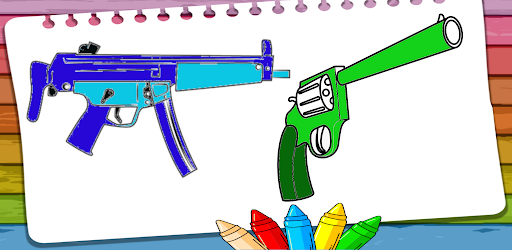 Weapons Coloring game Android App