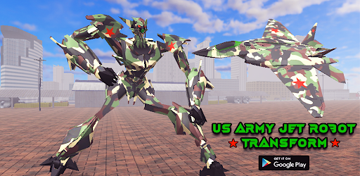 Army Airplane Robot Transform Simulator Android App