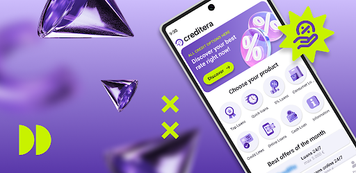 Kredīti internetā - Creditera Android App