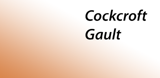 Cockcroft-Gault calculator Android App