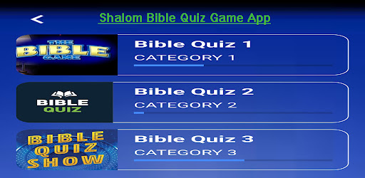 Shalom Bible Quiz Game App Android App