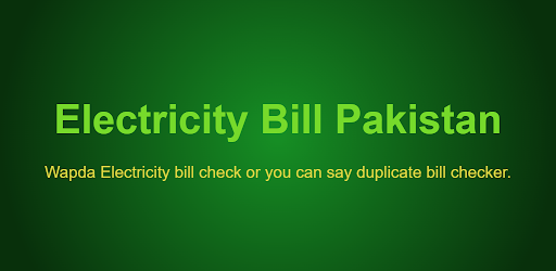 Electricity Bill Pakistan Android App